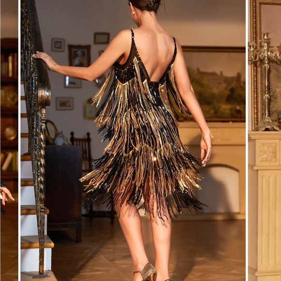Dresses | Sequin Flapper Style Dress | Poshmark